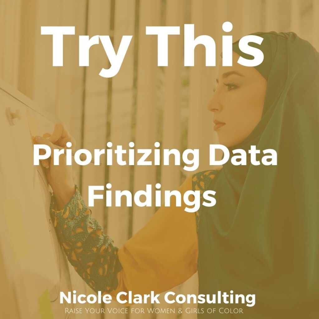 Try This: Prioritizing Data Findings - Nicole Clark Consulting